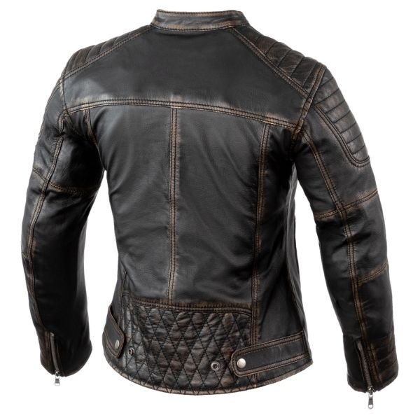 Geaca de piele Rebelhorn Hunter Vintage Lady L Maro - eMAG.ro