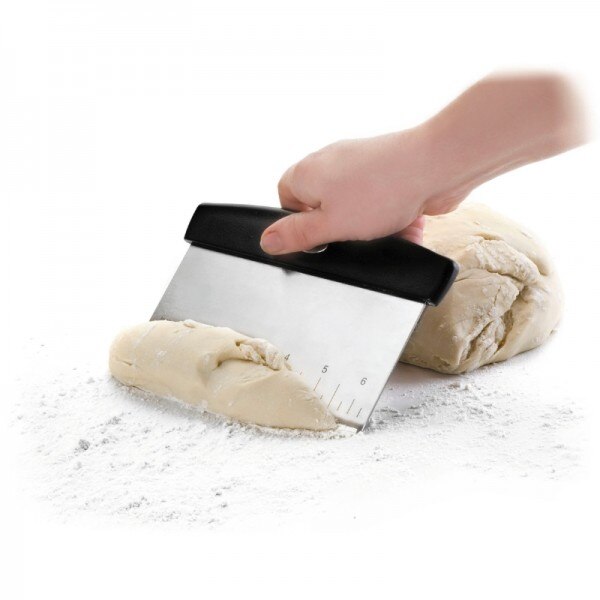 Racleta din inox pentru aluat si verdeturi, 16.5x10.5 cm - eMAG.ro