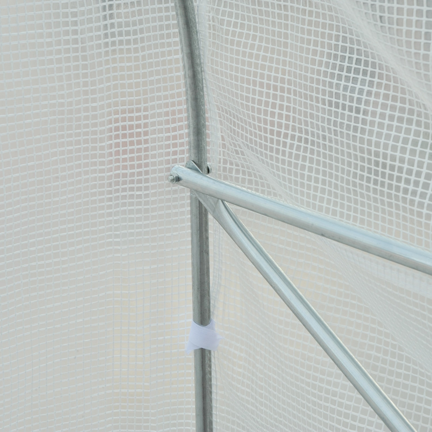 Sera de gradina pentru tunel exterior pentru plante din PE cu tevi de ...