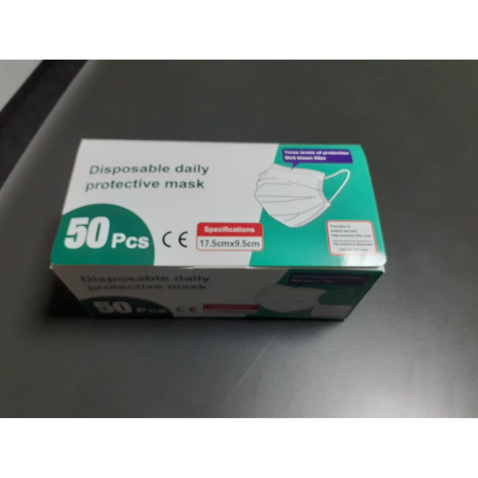 Set Masti FFP1 de unica folosinta, 3 Straturi, 50 Bucati - eMAG.ro