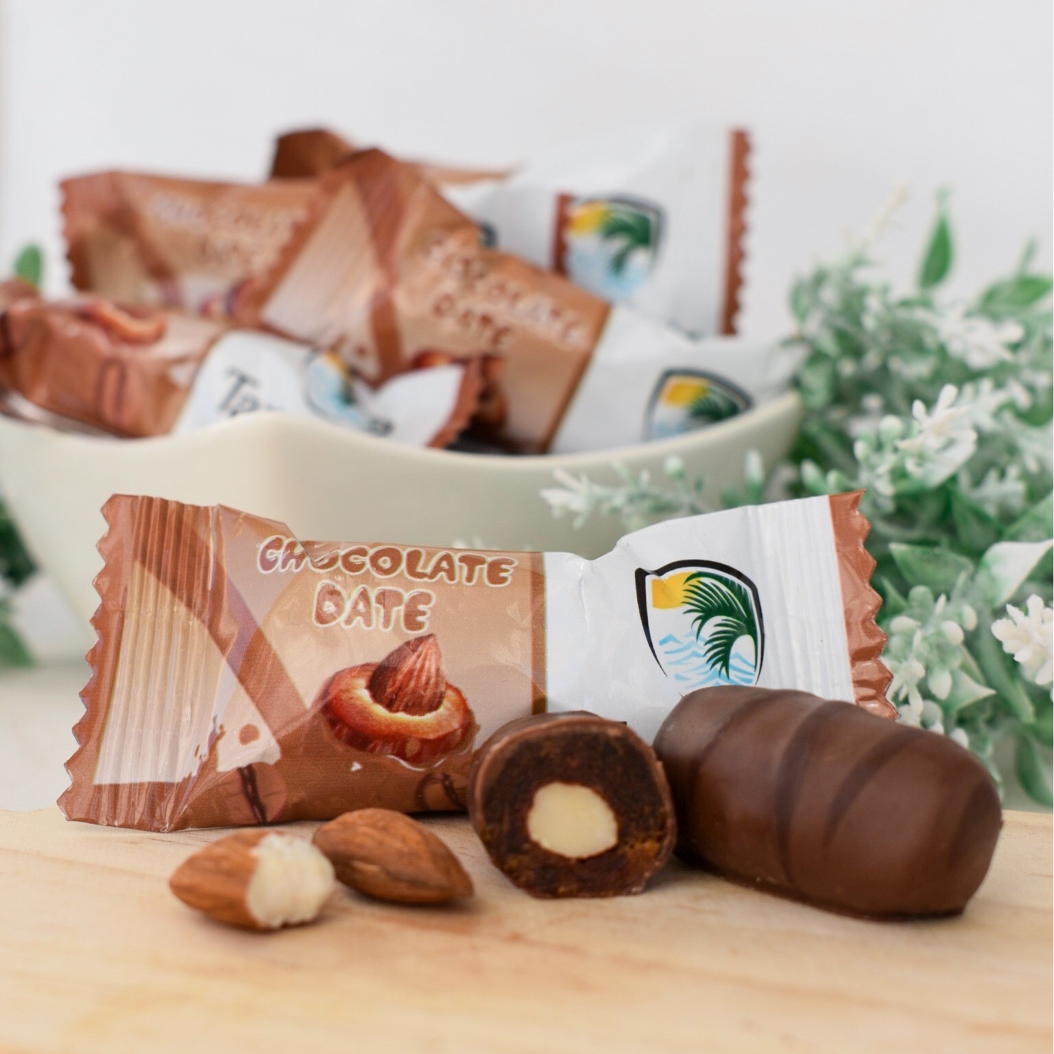 Фурми с цял бадем, обвити в натурално кафе и шоколад - Tangesir 100г ...