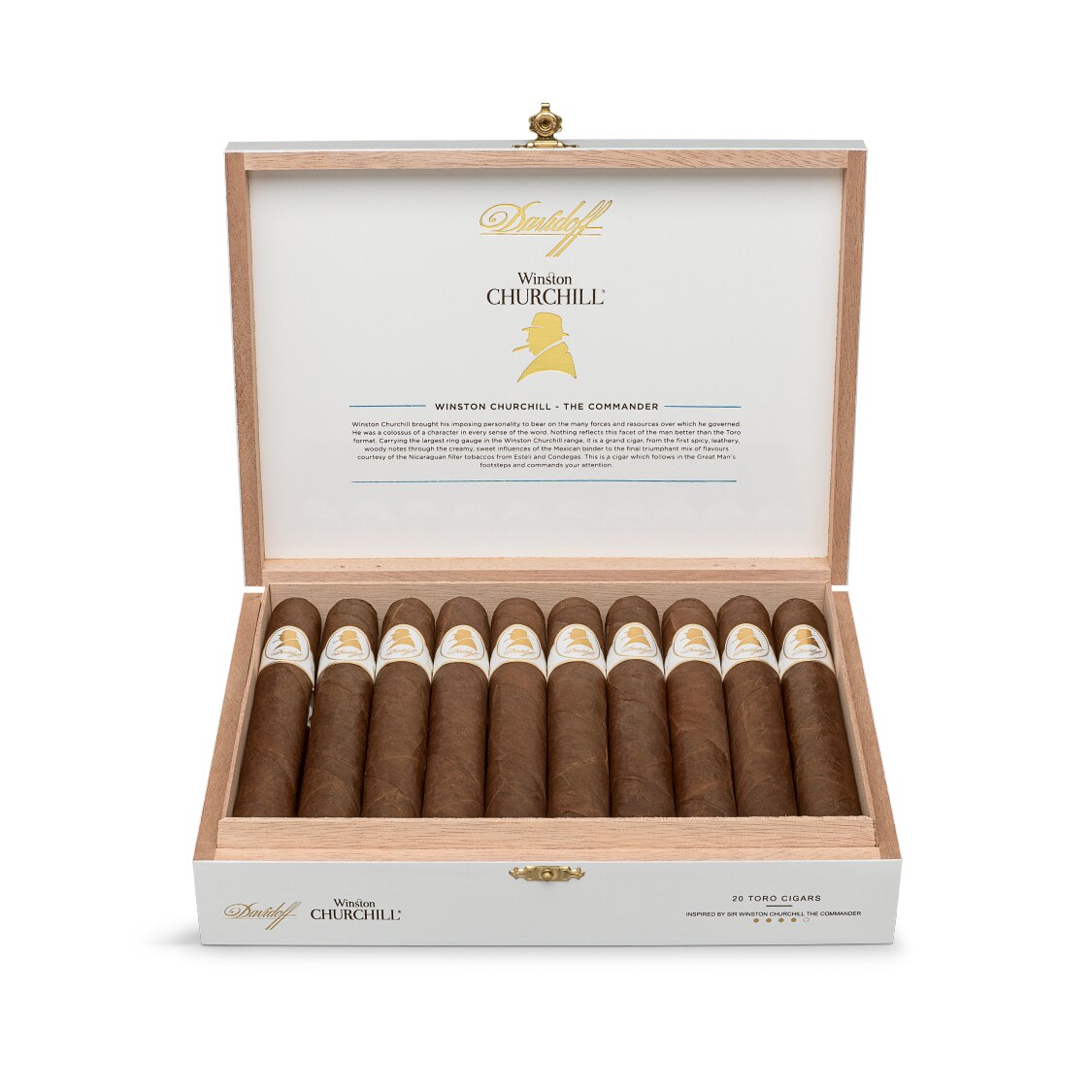 Trabucuri Davidoff Winston Churchill Toro Natural Cutie (20 bucati ...