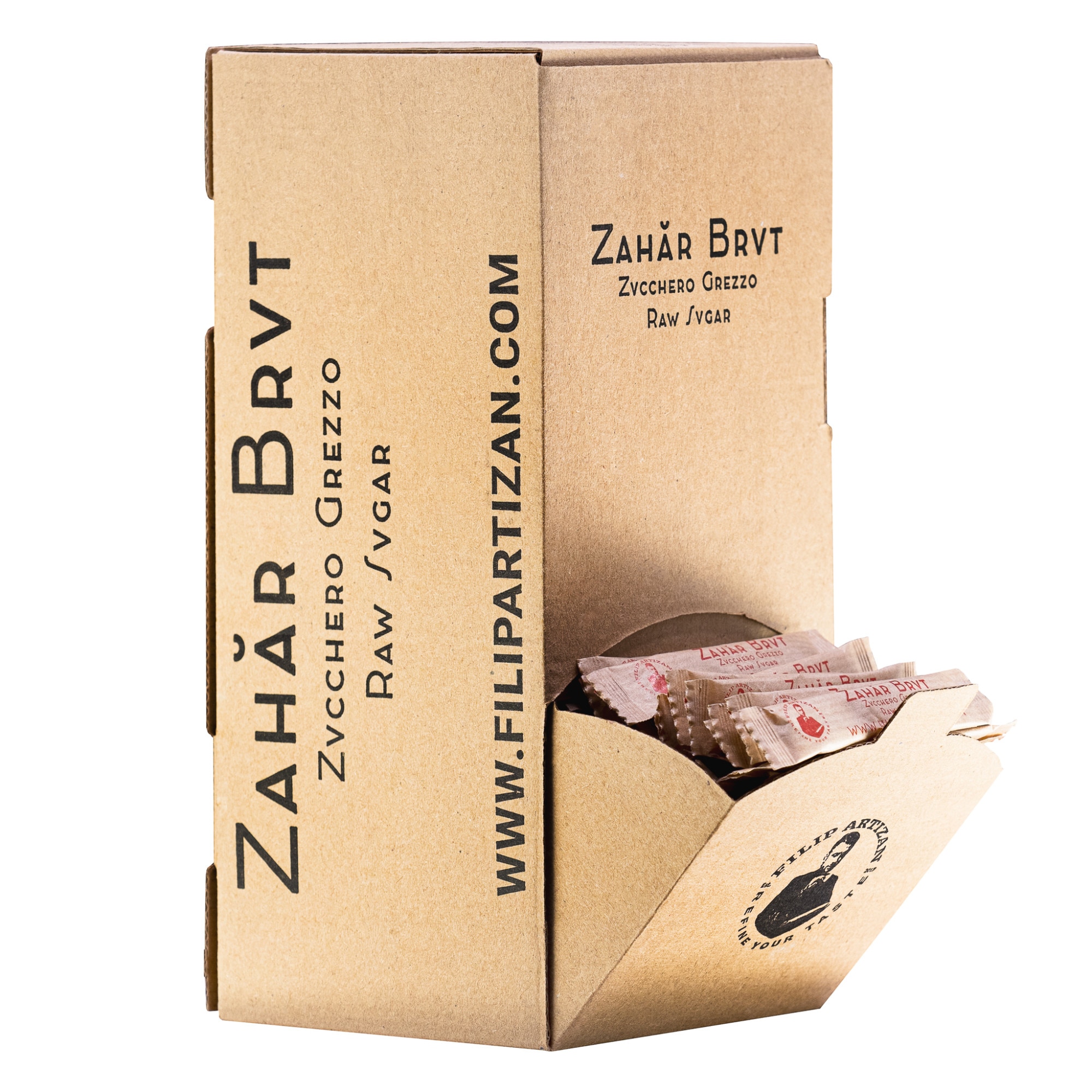 Zahar brut Filip Artizan stick 4g 250 bucati - eMAG.ro