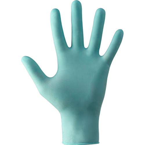 Set 100 manusi verzi,de unica folosinta din latex,cu aloe vera,marimea ...