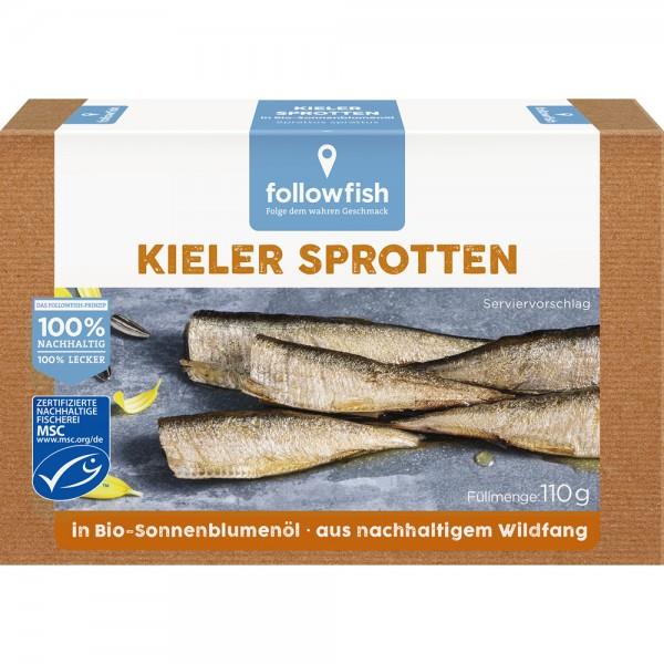 Sprot Afumat un Ulei de Floarea Soarelui Bio 110gr Followfish - eMAG.ro