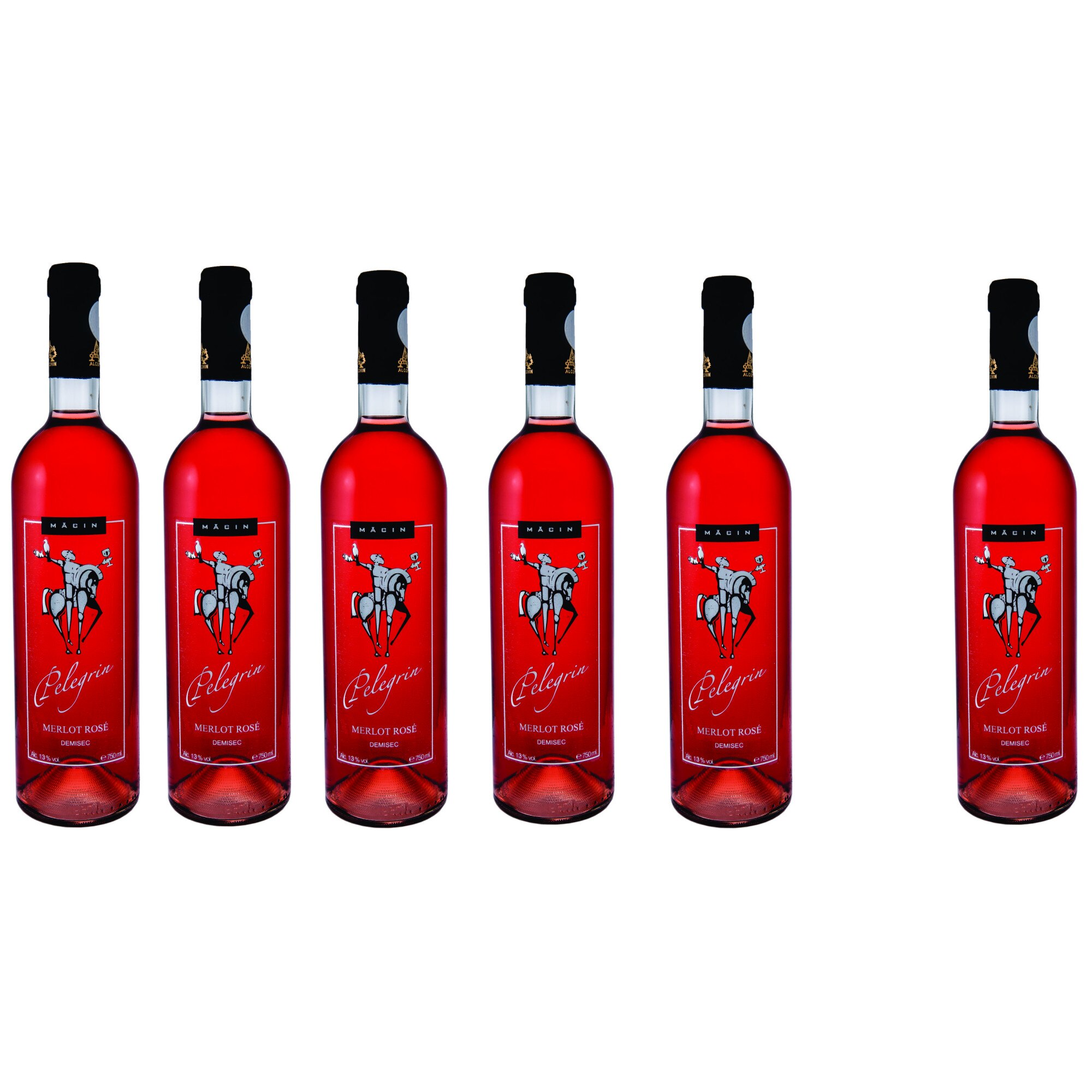Pachet 5 + 1 sticle Vin roze demisec, Vinuri de Macin - eMAG.ro
