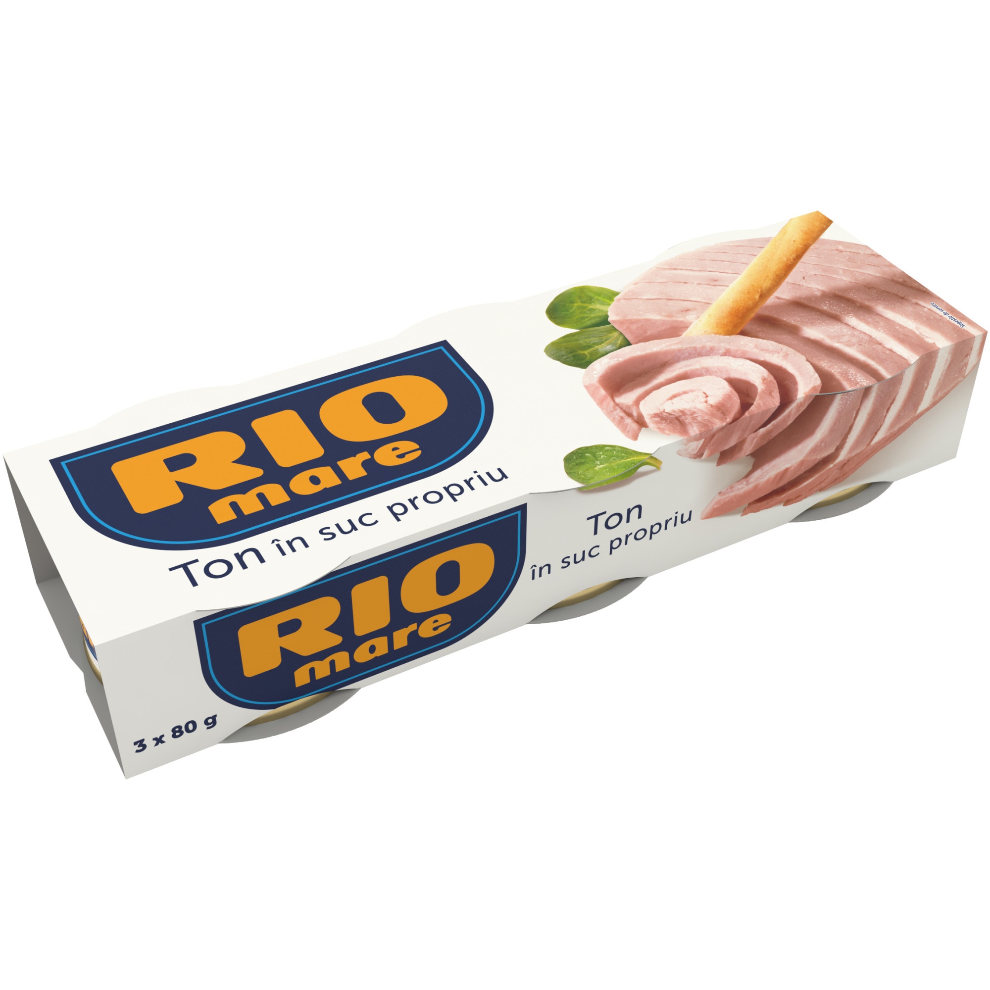 Ton in suc natural Rio Mare 3x80g, 240g - eMAG.ro