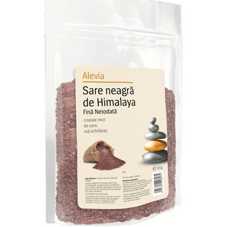 Sare Himalaya Neagra fina Alevia 500 g - eMAG.ro