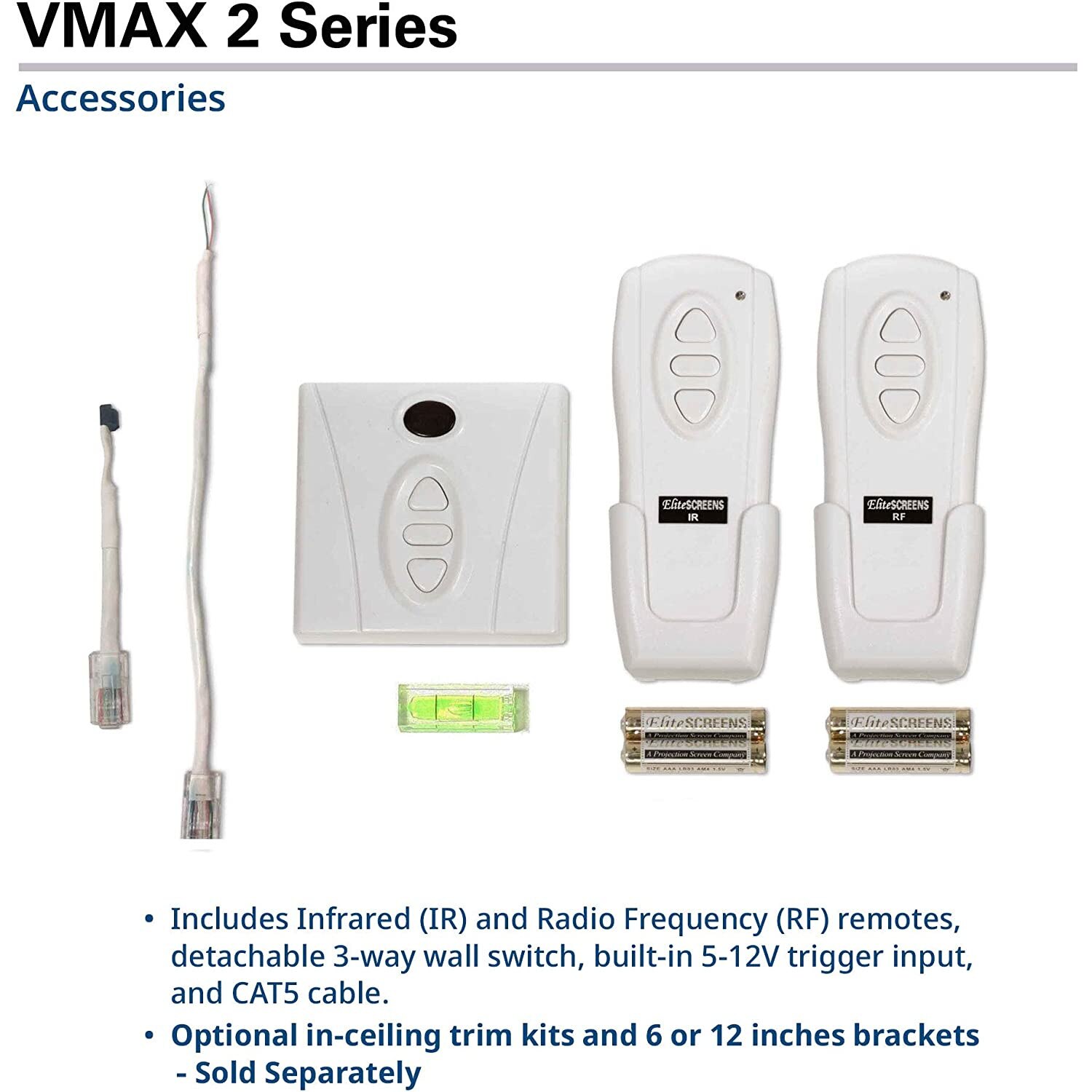 Ecran proiectie electric EliteScreens VMAX106XWH2, perete/tavan, 234.7 ...