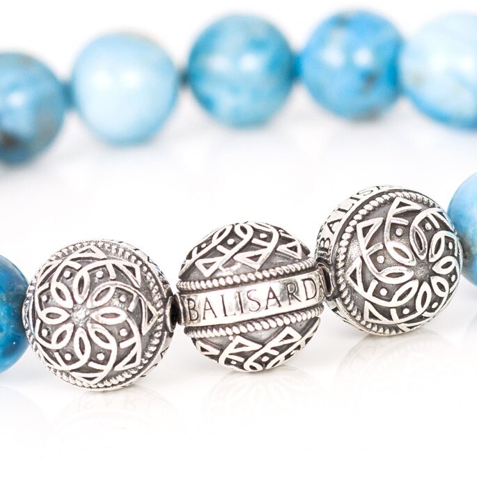 Bratara semipretioasa din Apatit cu bijuterie tripla, Balisarda Jewelry ...