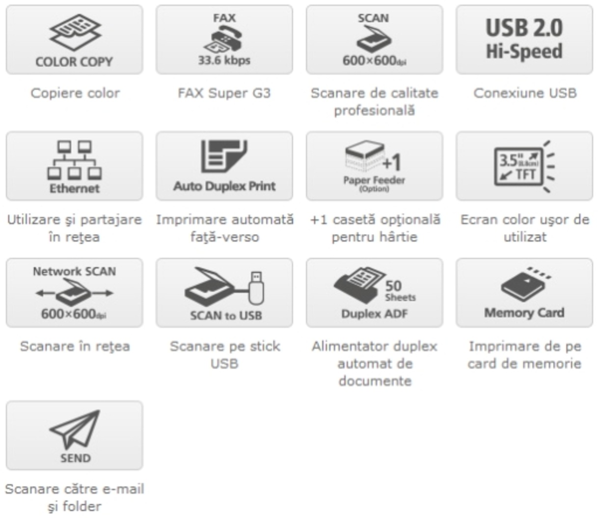 Multifunctional Canon i-SENSYS MF9220Cdn - eMAG.ro