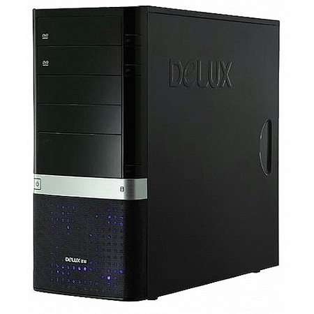 Carcasa Delux MF858, Middletower ATX, fara sursa, Neagra - eMAG.ro