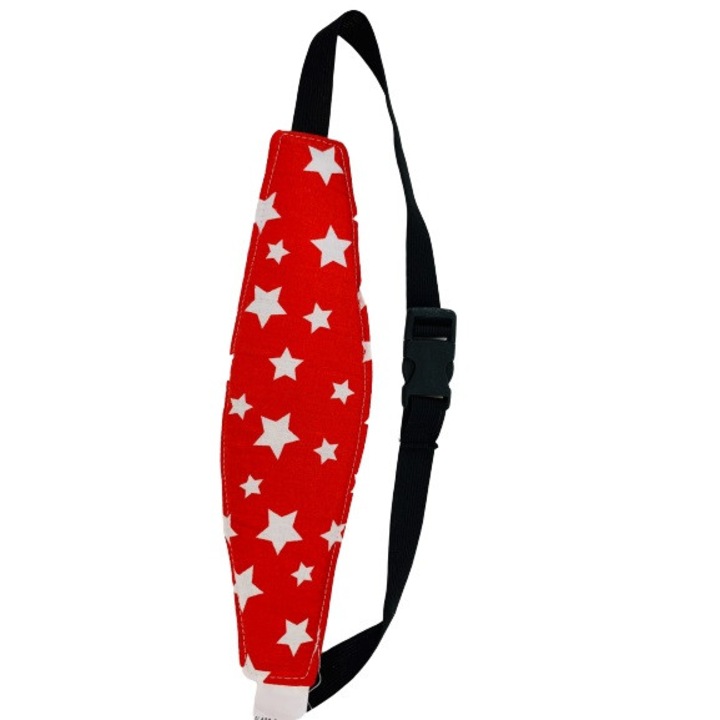 Banda de siguranta-elastica pentru cap, Kapinkata, Stele rosii, 25 cm ...