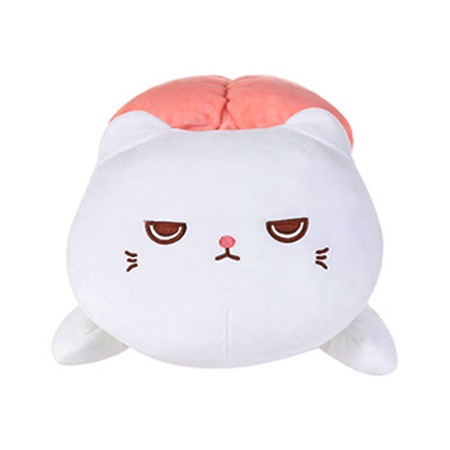 Miniso Sushi Cat Shrimp plüss macska, 35 cm, fehér-rózsaszín - eMAG.hu