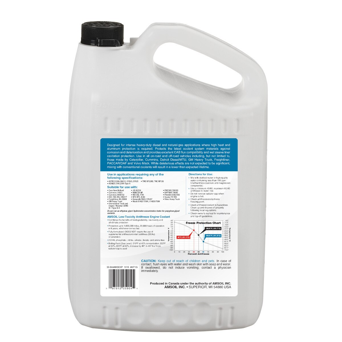 Antigel biodegradabil, toxicitate mica, Amsoil Antifreeze and Engine ...