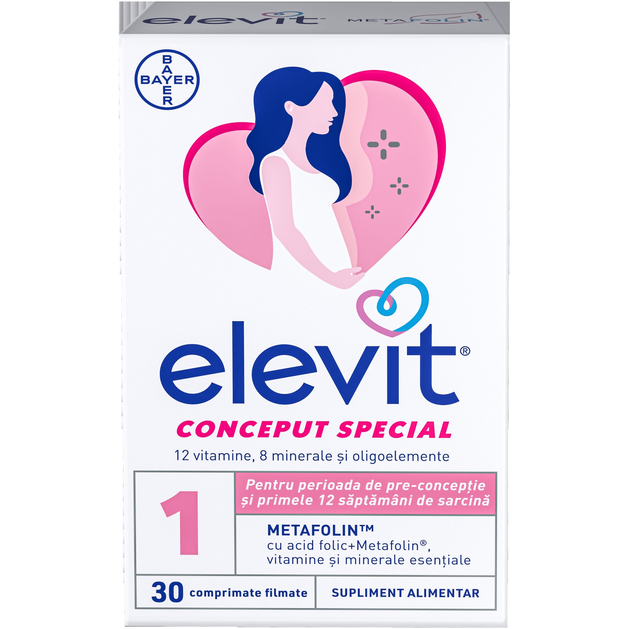 Elevit 1, 30 comprimate, Bayer - eMAG.ro