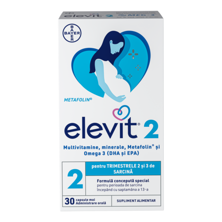 Elevit 2 DHA, 30 capsule, Bayer - eMAG.ro