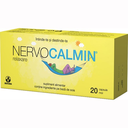 Supliment alimentar Nervocalmin® Relaxare, 20 capsule moi - eMAG.ro