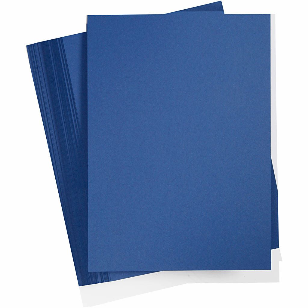 Set 6 coli A4 carton 180 g/m2 - Royal Blue - eMAG.ro