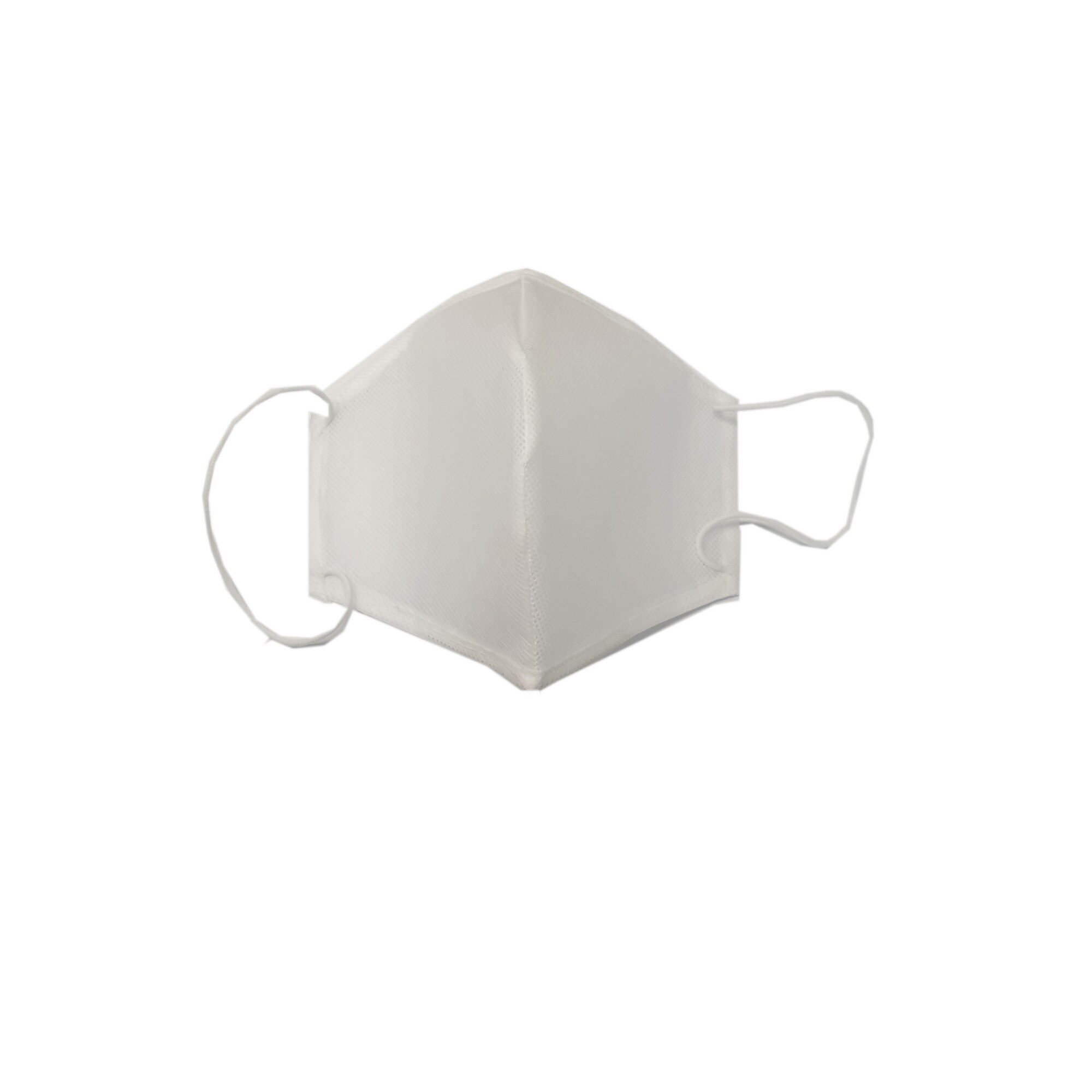 Set masca protectie reutilizabila, Polipropilena TNT, Alb, 1 strat, 25 ...