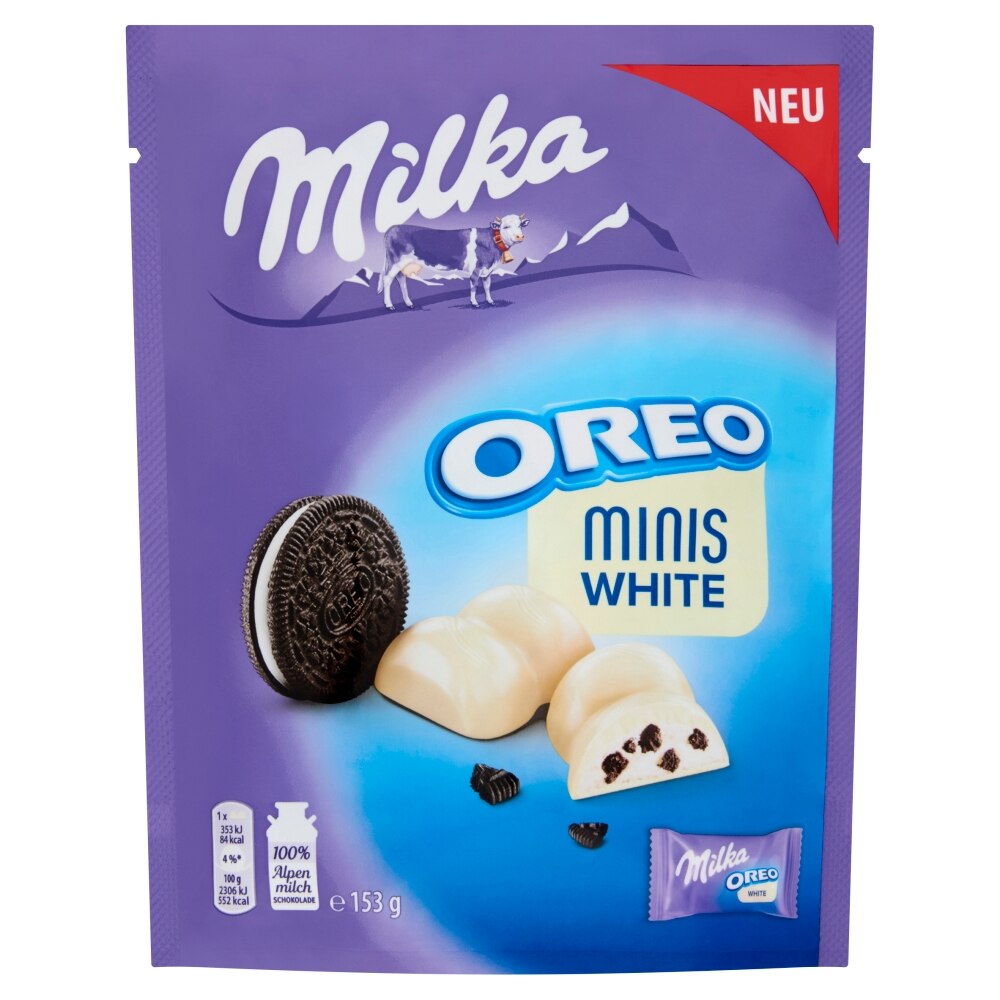 Milka Oreo Minis White, csokoládé, 153 g - eMAG.hu