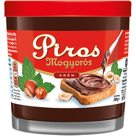 Piros Mogyorós Mogyorókrém, 200 g - eMAG.hu