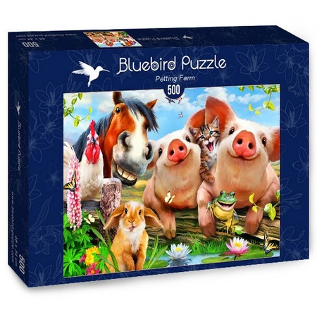 Puzzle Bluebird - Petting Farm, 500 piese (70285) - eMAG.ro