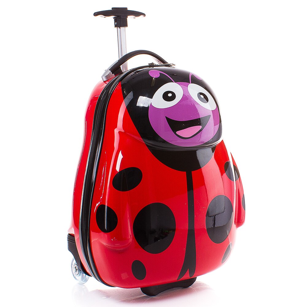 Valiza cu roti Perect line T1012-05, Rosu - eMAG.ro