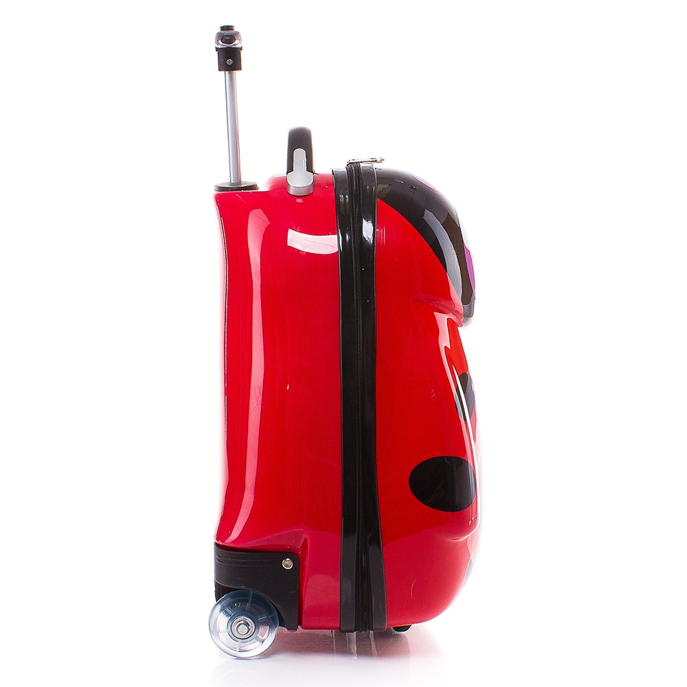 Valiza cu roti Perect line T1012-05, Rosu - eMAG.ro