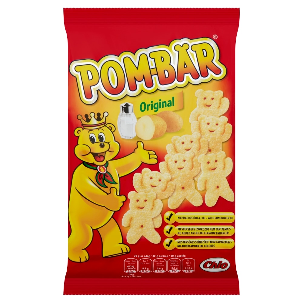 Pom-Bär Original burgonya chips, 50 g - eMAG.hu