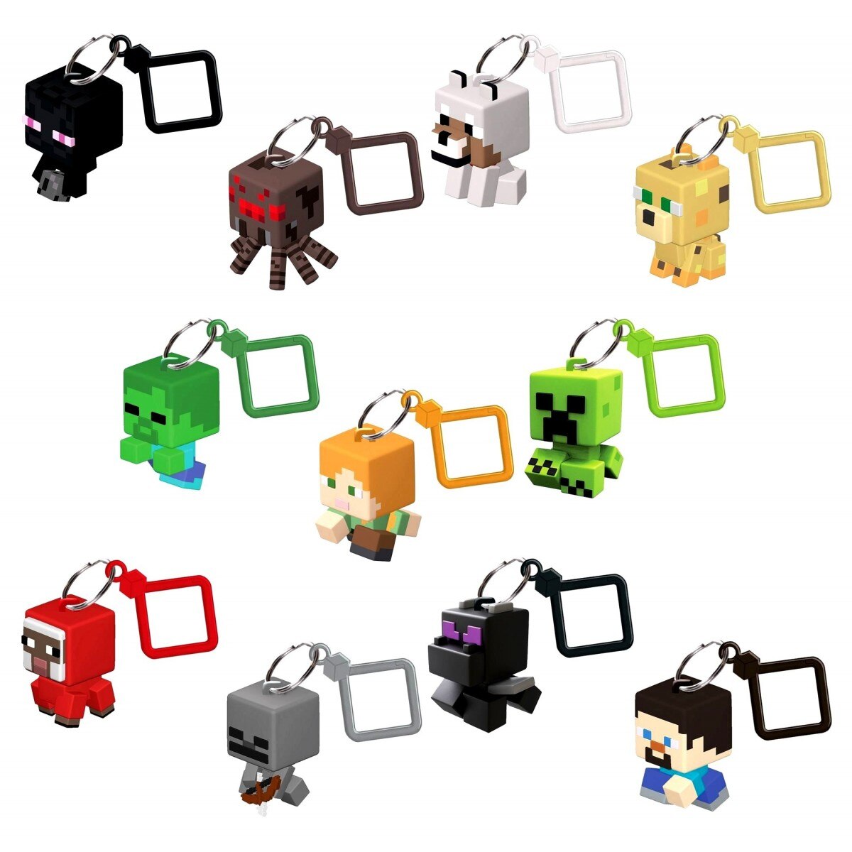Breloc, Minecraft, Seria 1, Mystery Box, Bobble Mobs, 5 cm - eMAG.ro