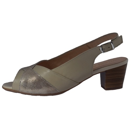 Sandale dama, din piele naturala, Alpina, 9L02-7-03-O-23, bej, 36 - eMAG.ro