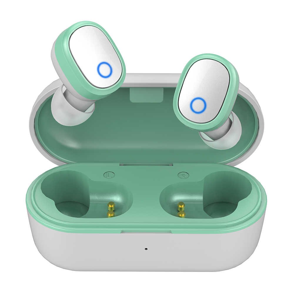 Casti audio bluetooth 5.0 AUSDOM TWS01(True Wireless Stereo), verde ...