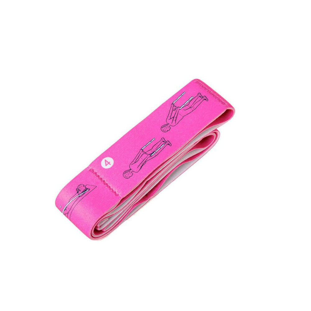 Banda Pilates, MAXIMA, Opt grade, Textil, Roz - eMAG.ro