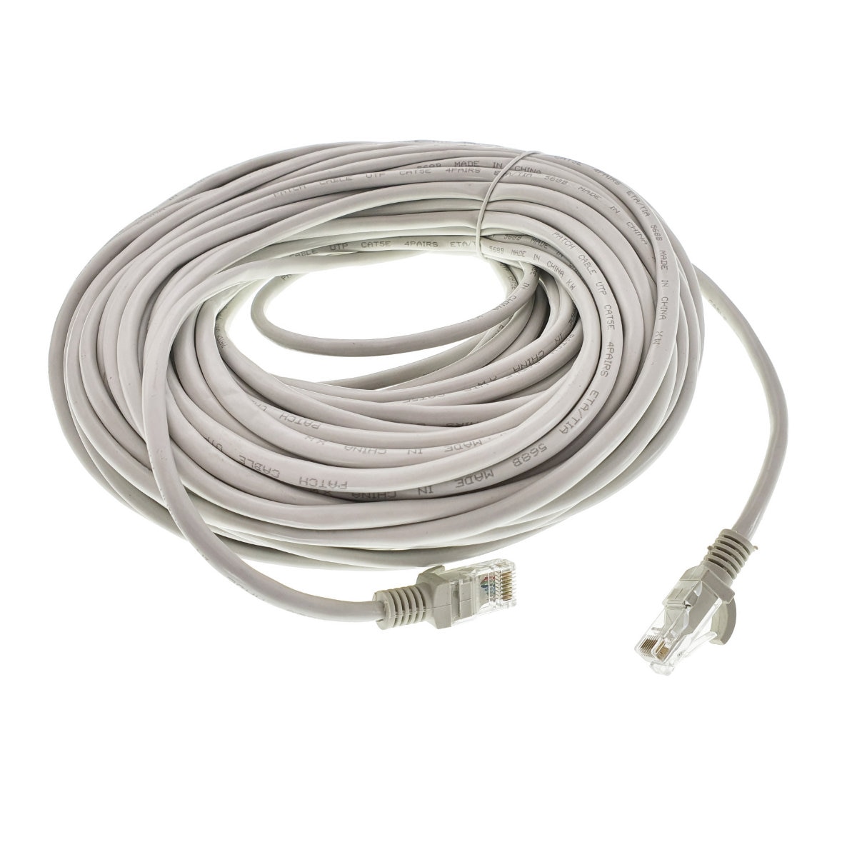 Cablu UTP cat.5e HLT-0058, mufat 2xRJ45, lungime 30m, de legatura retea ...