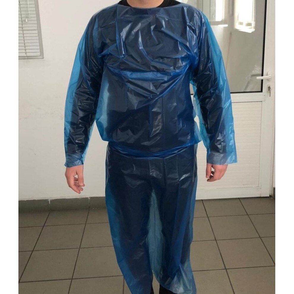 Sort protectie cu maneci, Gfs, LDPE, albastru - eMAG.ro