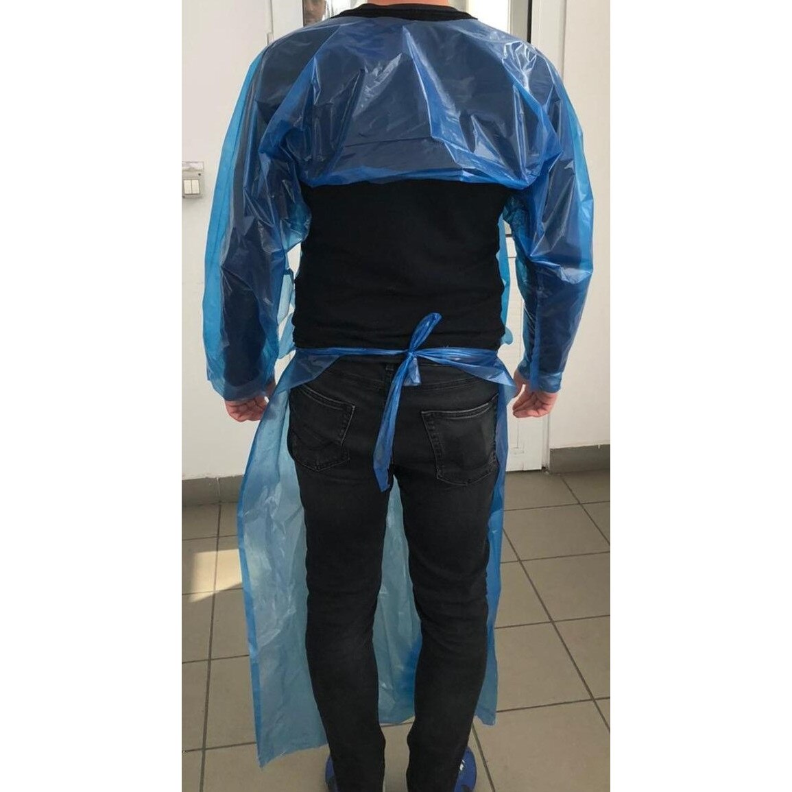 Sort protectie cu maneci, Gfs, LDPE, albastru - eMAG.ro