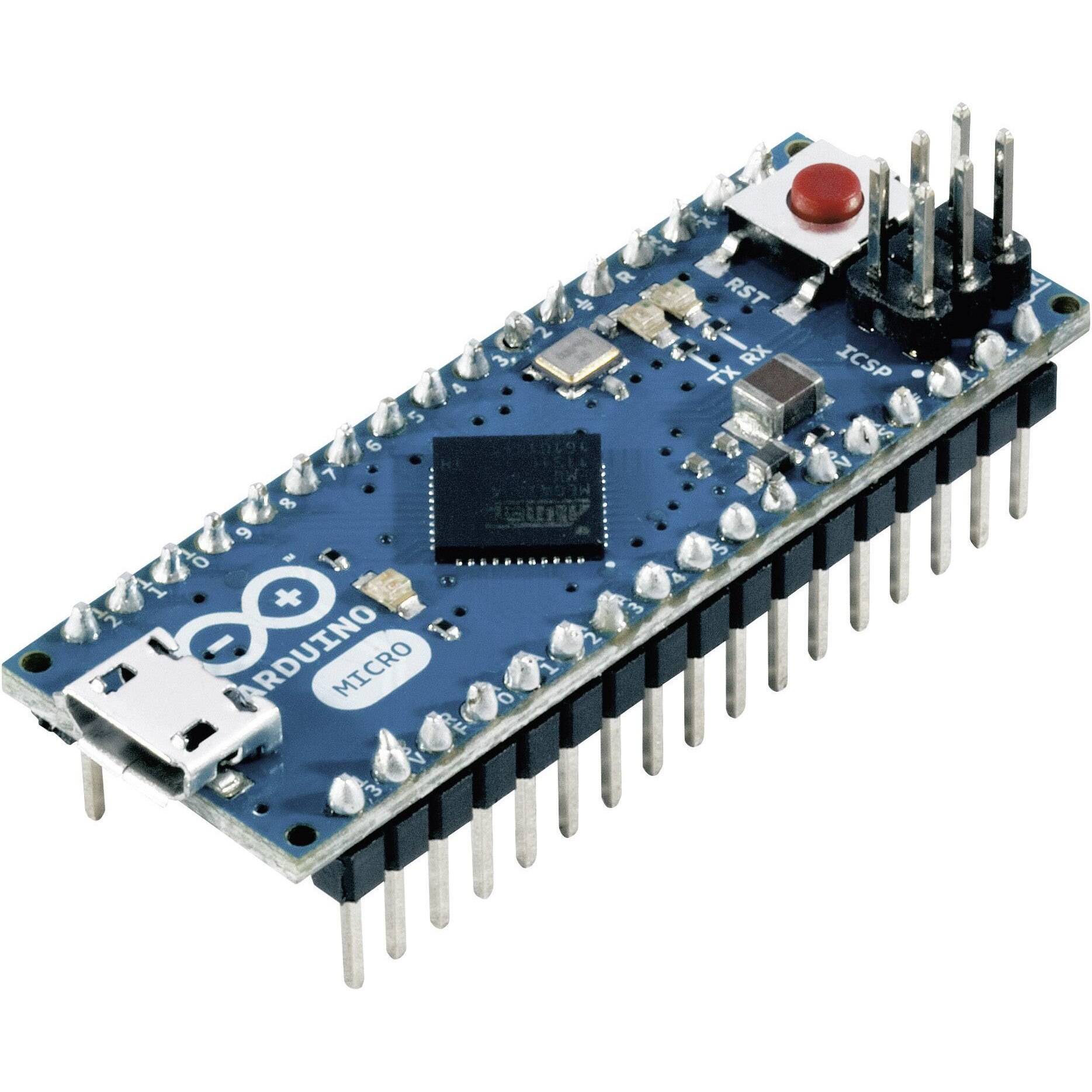 Placa dezvoltare Arduino Micro cu pini - eMAG.ro