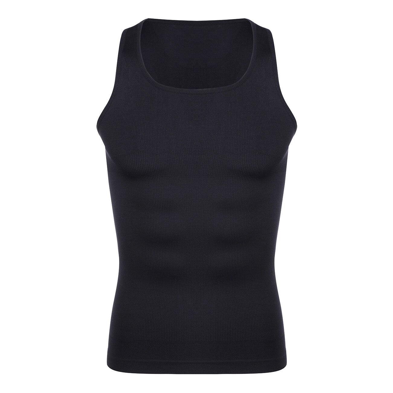 Maiou Fitness pentru slabit, barbati, SlimBody, Black, Neopren, L EU ...