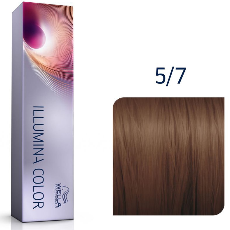 Vopsea de par permanenta Wella Professionals Illumina Color 5/7 ...