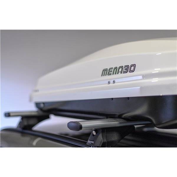 Cutie portbagaj Menabo Diamond 450 White, 163x90x36cm - eMAG.ro