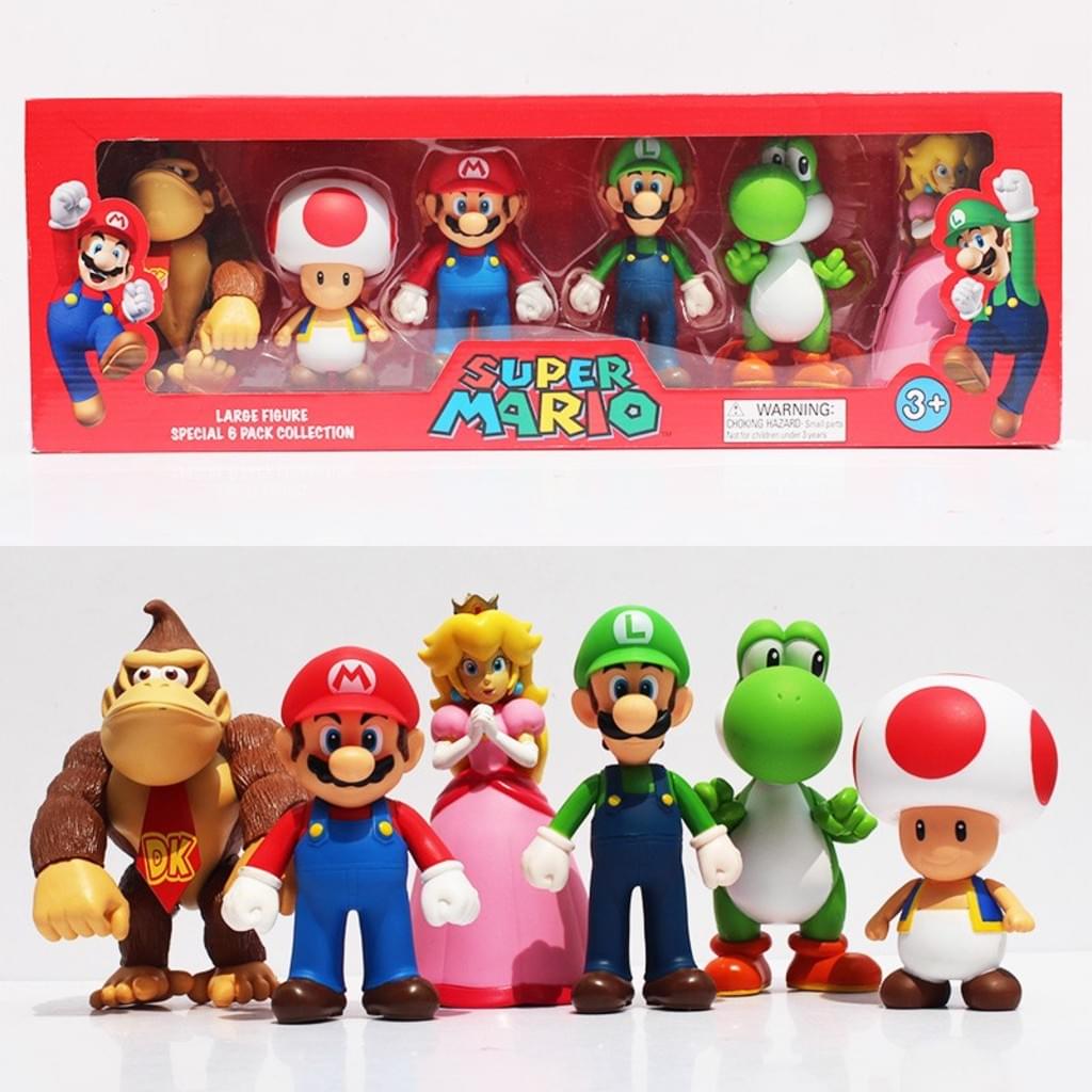 Set 6 Figurine Special Super Mario Large - eMAG.ro