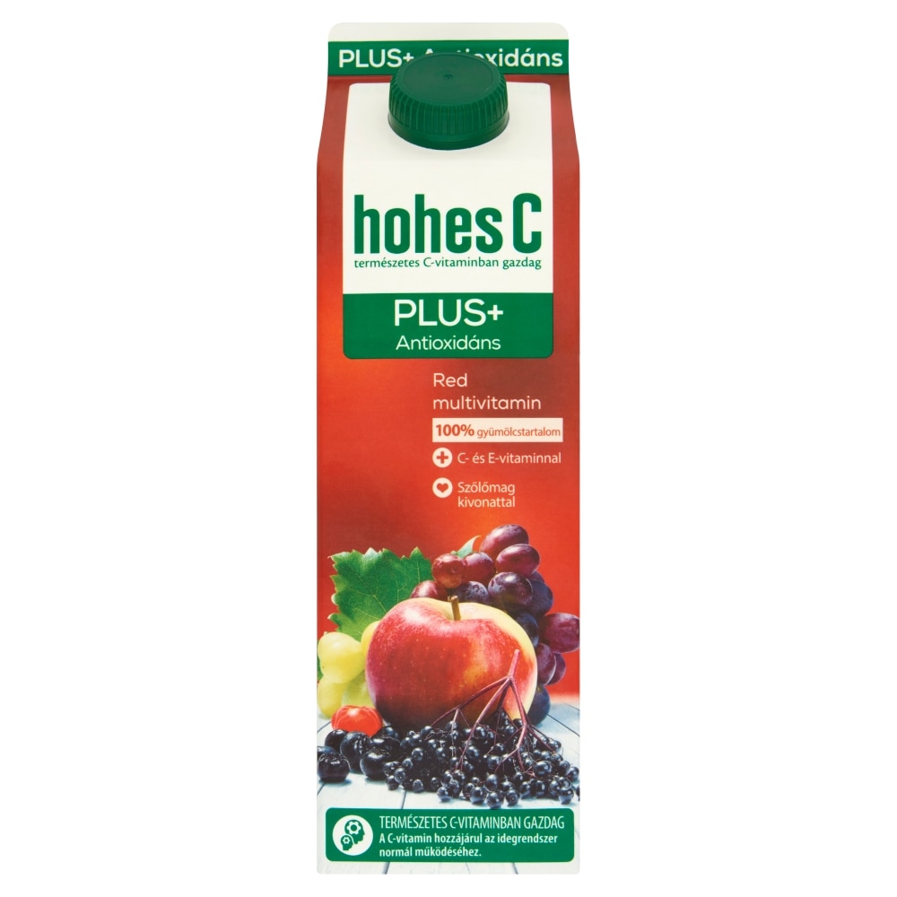 Hohes C PLUS Antioxidáns Red Multivitamin, 100%-os, 6 x 1L - eMAG.hu
