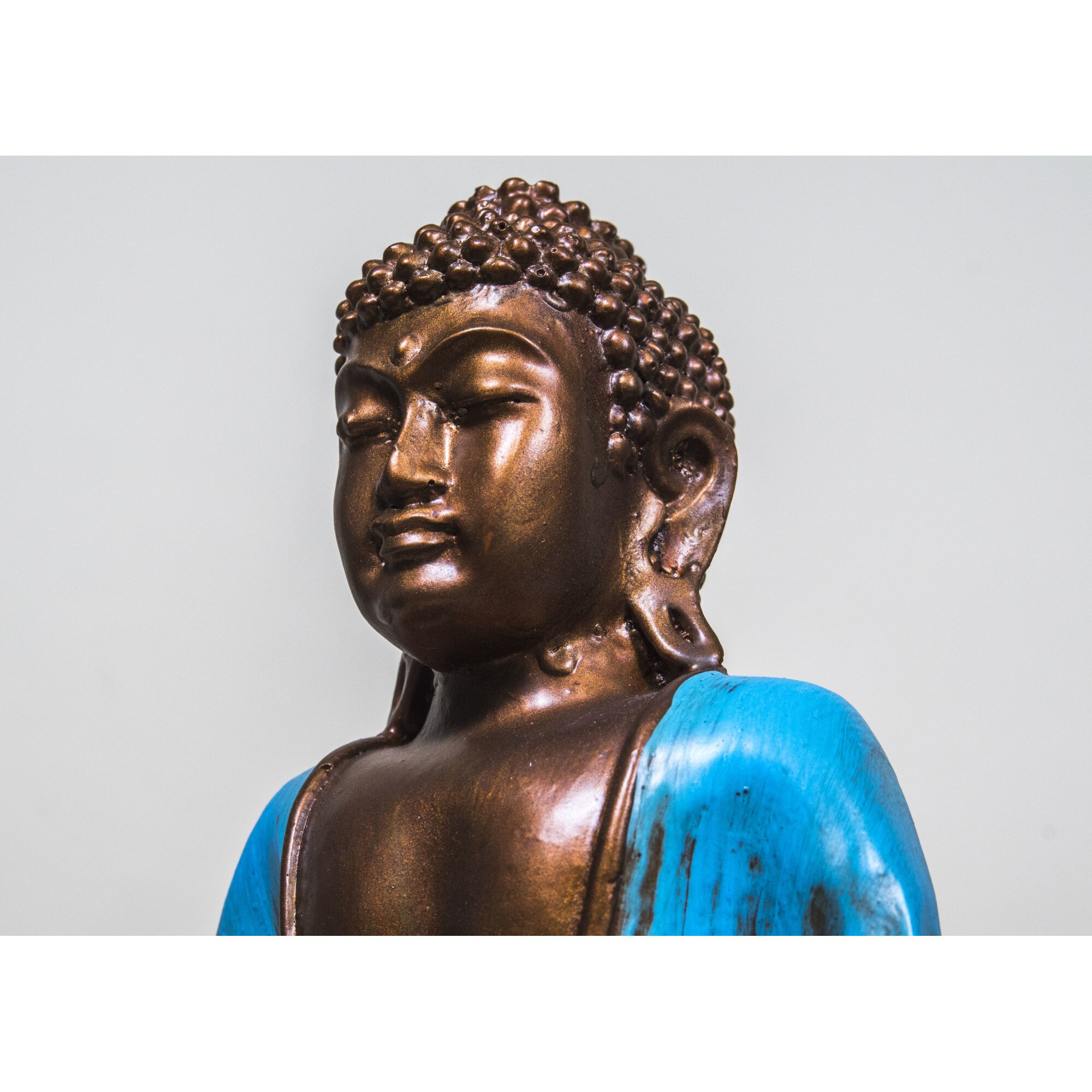 Statueta Golden Meditating Buddha, M - eMAG.ro