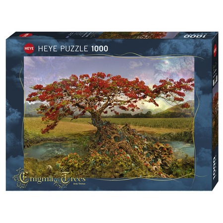 Пъзел Heye Andy Thomas Enigma Trees Strontium Tree, 1000 части - eMAG.bg
