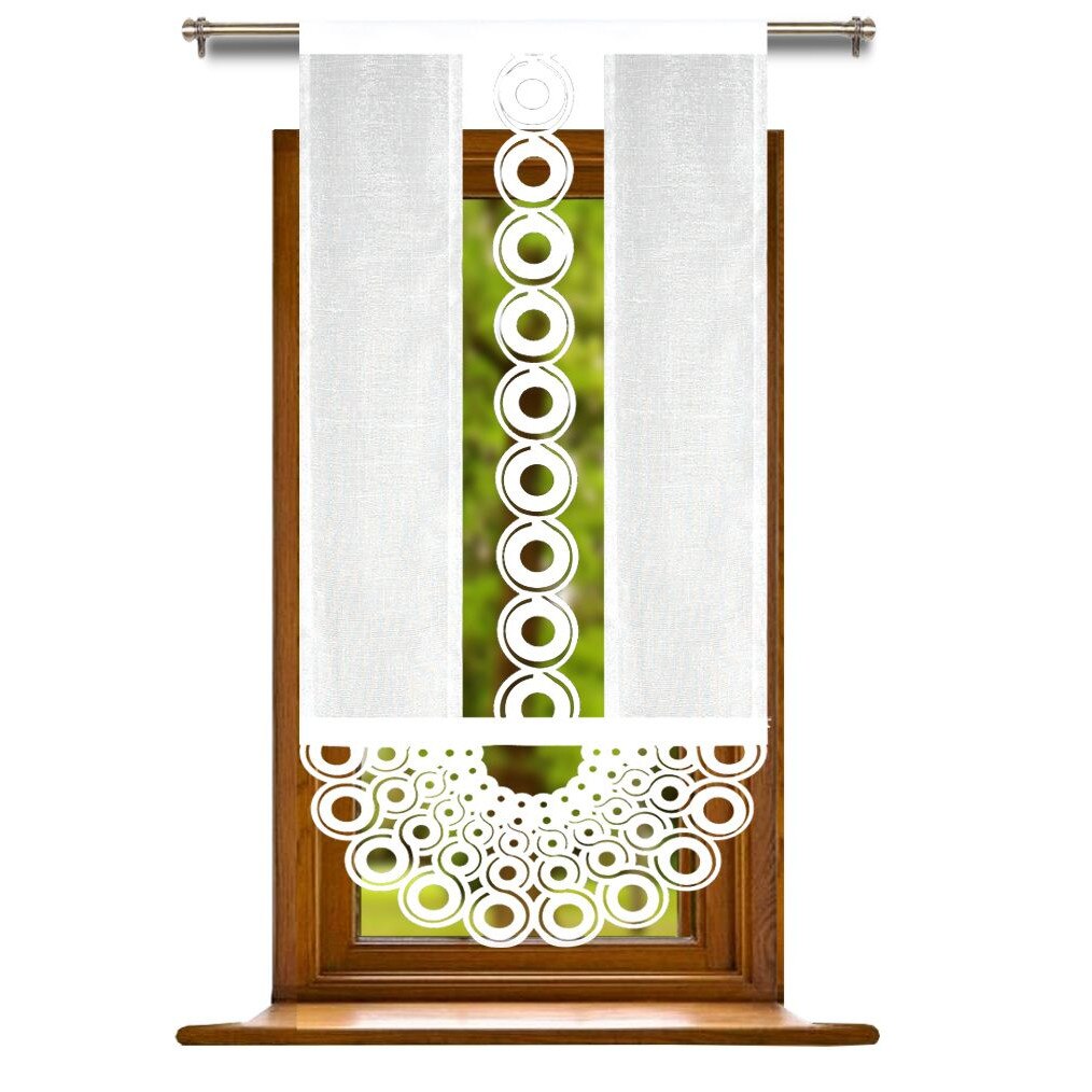 Perdea Panou Primo 60x130 cm, Alb - eMAG.ro
