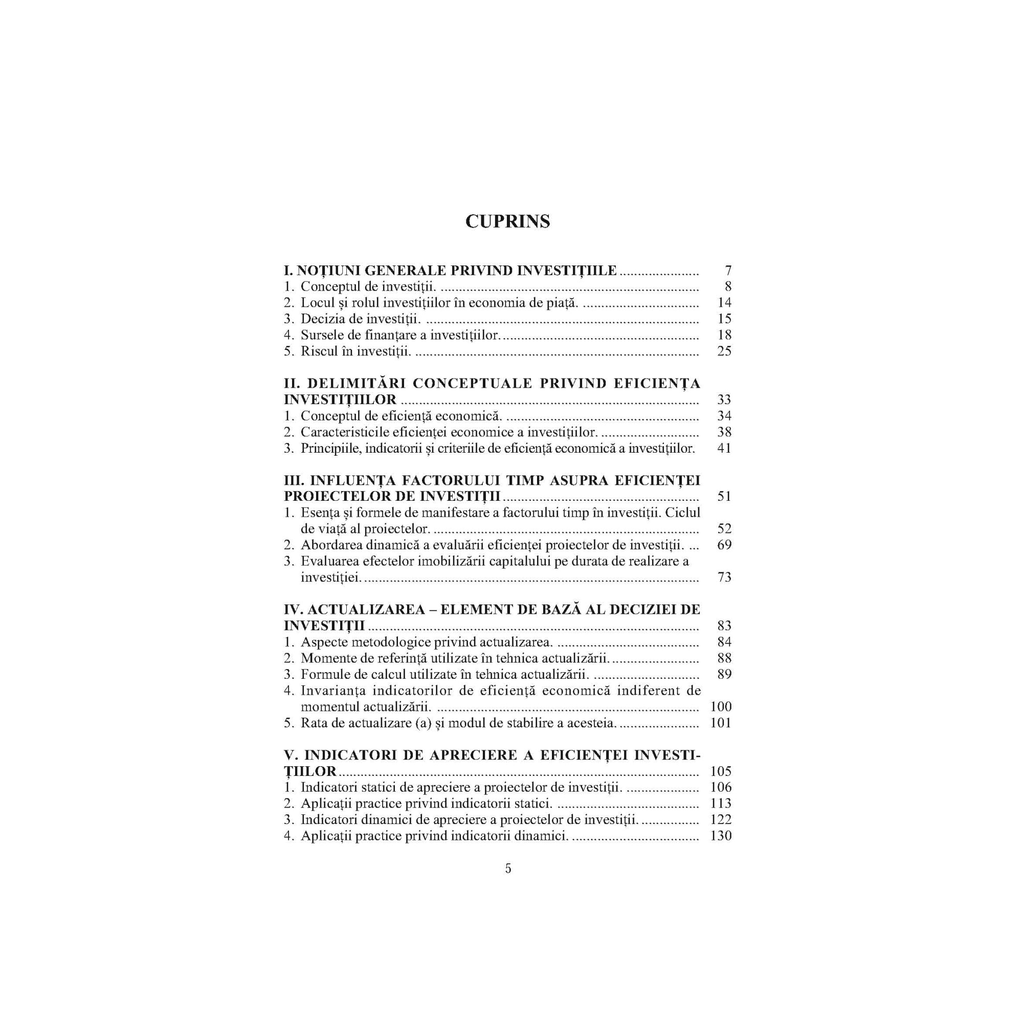 Eficienta investitiilor - Radu Despa, Daniela Zirra, Alina Avrigeanu ...