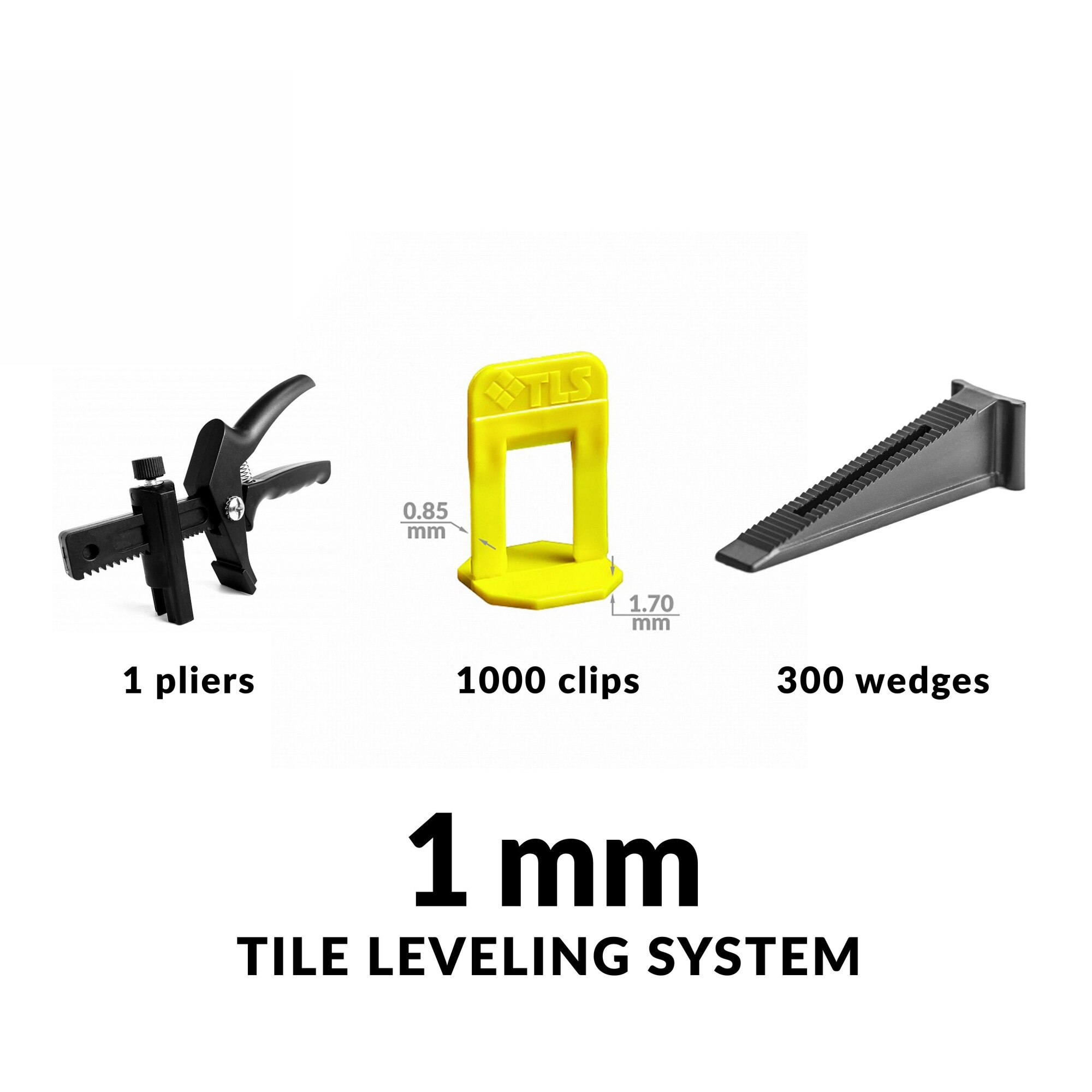Set nivelare M, LEVELIZE, 1000 clipsuri, 300 pene, Cleste - 1 mm - eMAG.ro