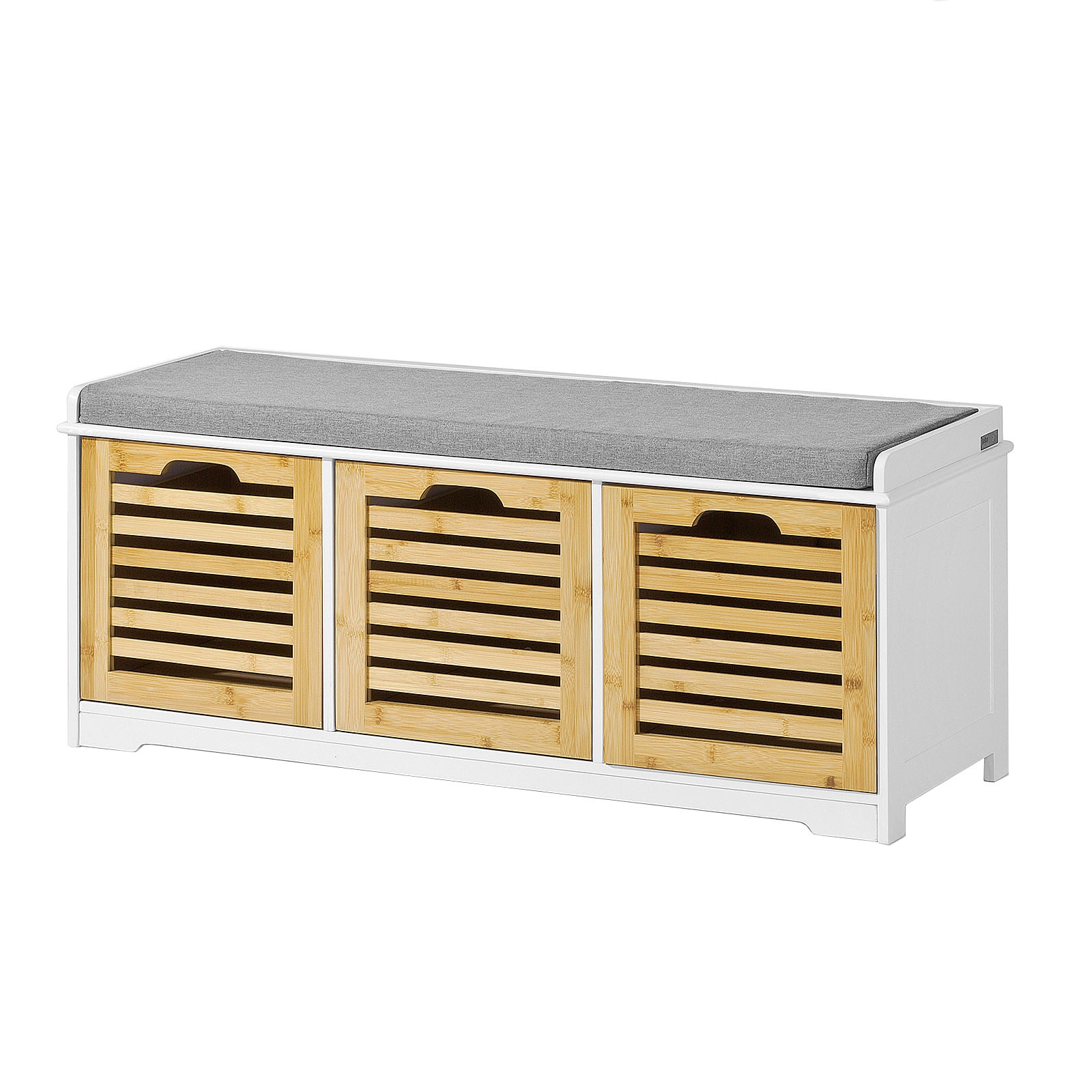 Bancuta cu spatiu de depozitare SoBuy, FSR23-WN, 105 x 35 x 43 cm, MDF ...