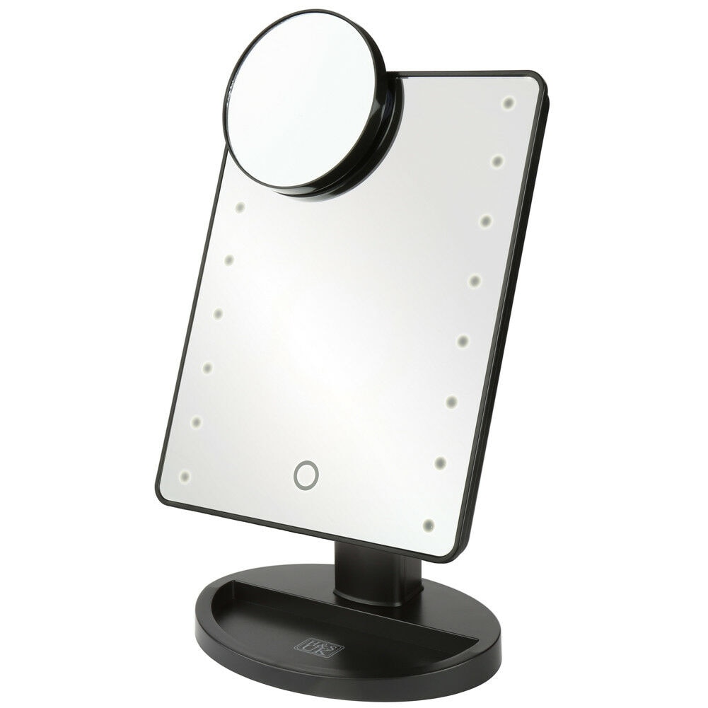 Oglinda cosmetica iluminata, GloBrite, VL1852, 24 LED-uri sI mini ...